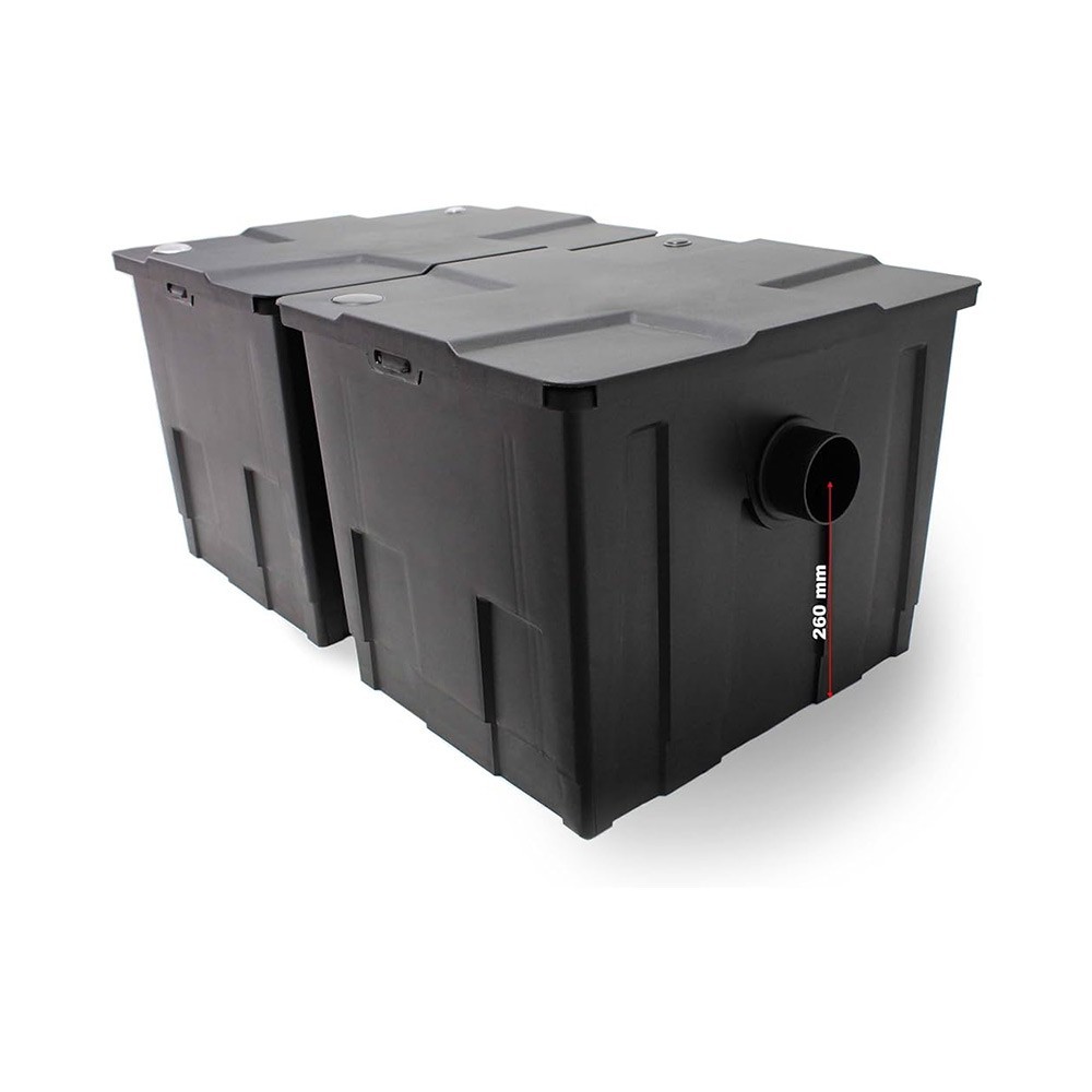 SunSun CBF-350B - filtro biologico a doppia camera per laghetti fino a ...